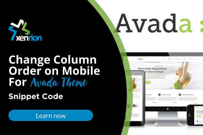 Change Column Order On Mobile For Elementor - XENRION Change Column Order On Mobile For Elementor - XENRION